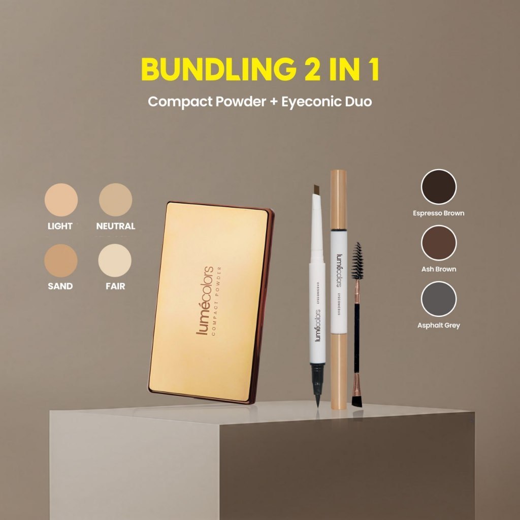 Jual PAKET COMPACT POWDER + EYECONIC | Shopee Indonesia