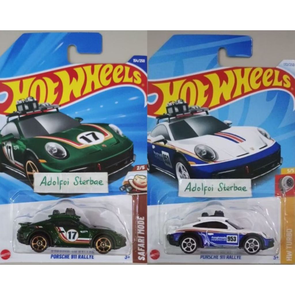 Jual hotwheels hot wheels porsche 911 rallye hw turbo 953 safari mode ...