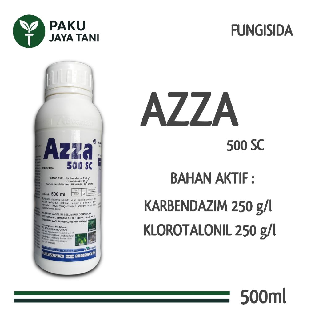 Jual AZZA 500 SC - 500ml | FUNGISIDA KONTAK DAN SISTEMIK | OBAT JAMUR ...