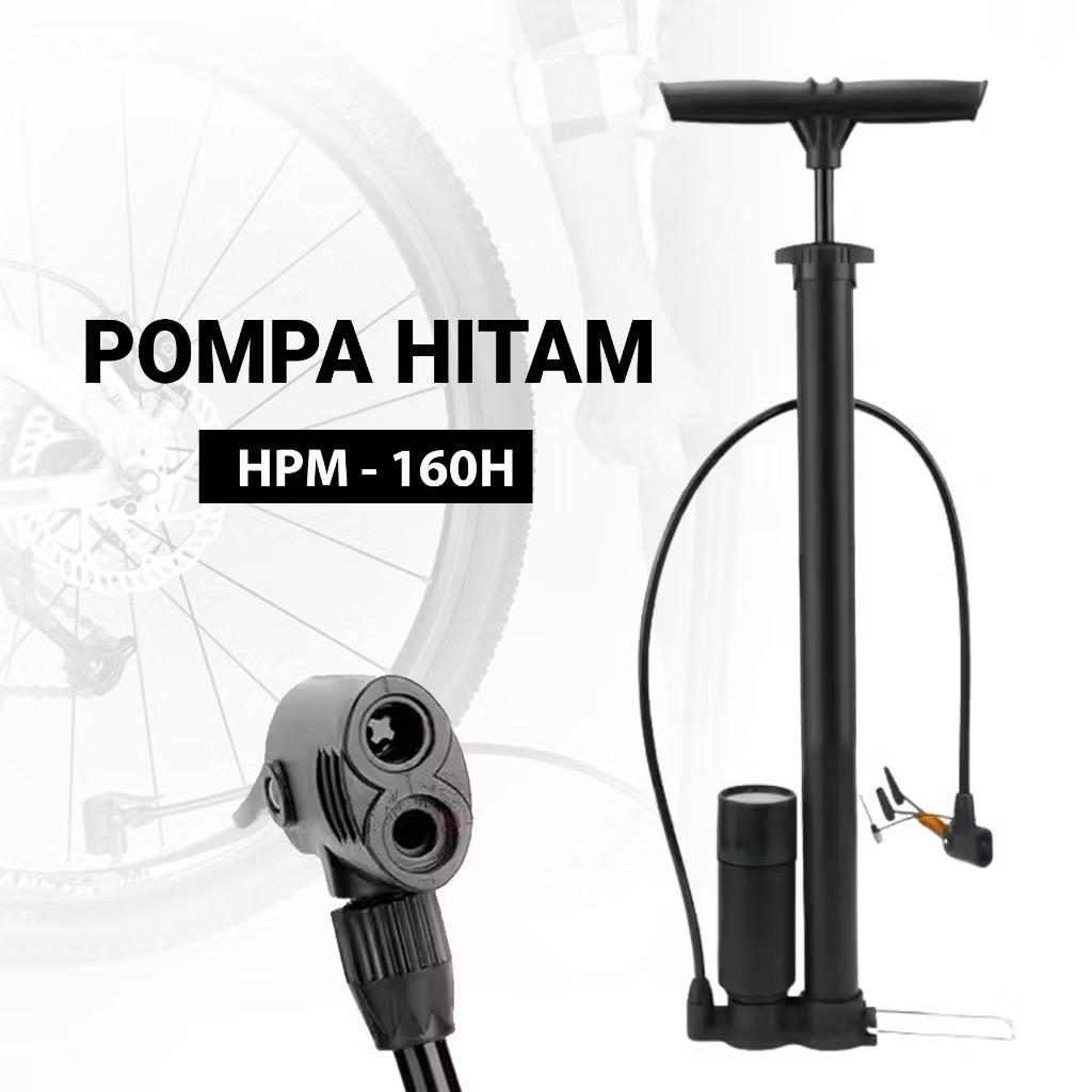 Jual Pompa Angin Tabung Besi Tahan Karat / Pompa Sepeda Motor Manual ...