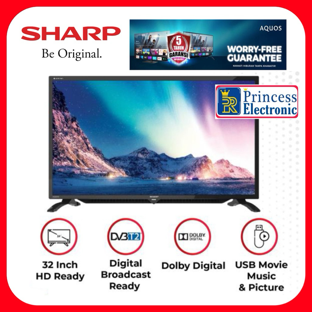 Jual Sharp TV LED Digital 2T-C32GD1500I 32 Inch | Shopee Indonesia