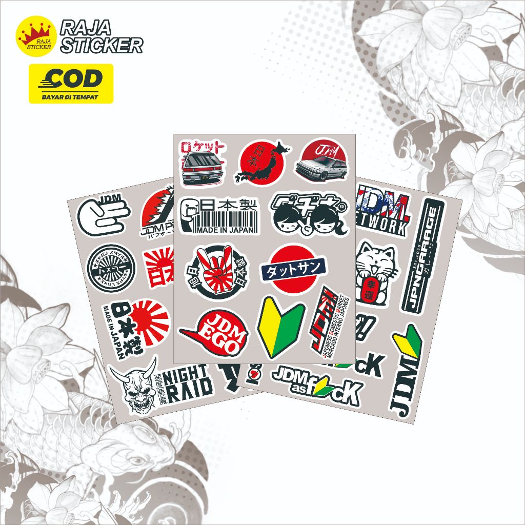 Jual Stiker Mobil, Stiker JDM, Sticker JDM, Stiker Mobil JDM, Japanese ...