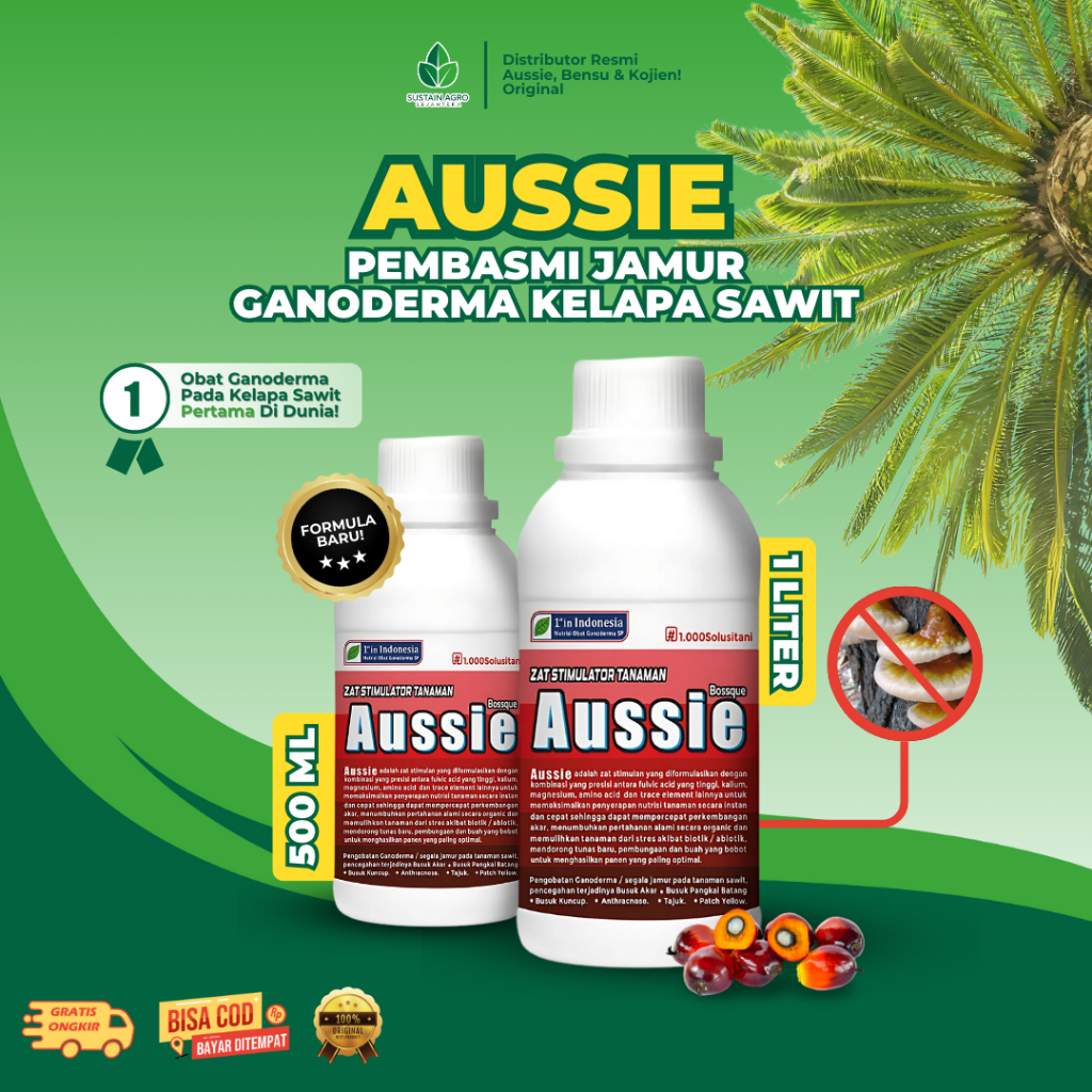Jual AUSSIE Nutrisi Obat Sawit | Obat Ganoderma, Busuk Pucuk, Busuk ...
