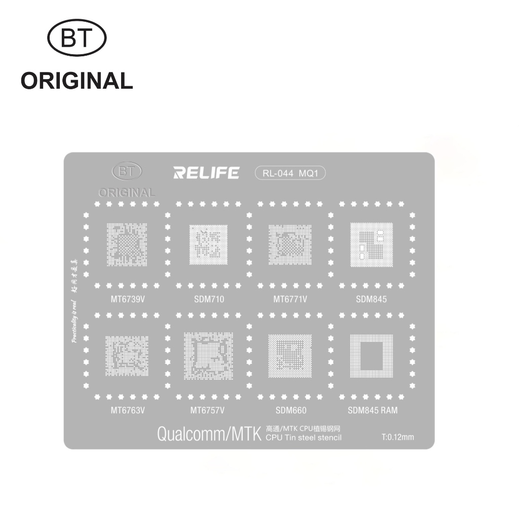 Jual STENCILS CETAKAN IC BGA REBALLING RELIFE RL-044 MQ1 MT6739V ...