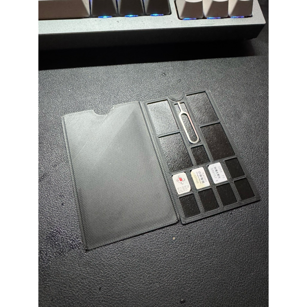 Jual Kotak Sim Card Travel Sim Card Box Tipis Kartu 9 Slot Nano SIM ...