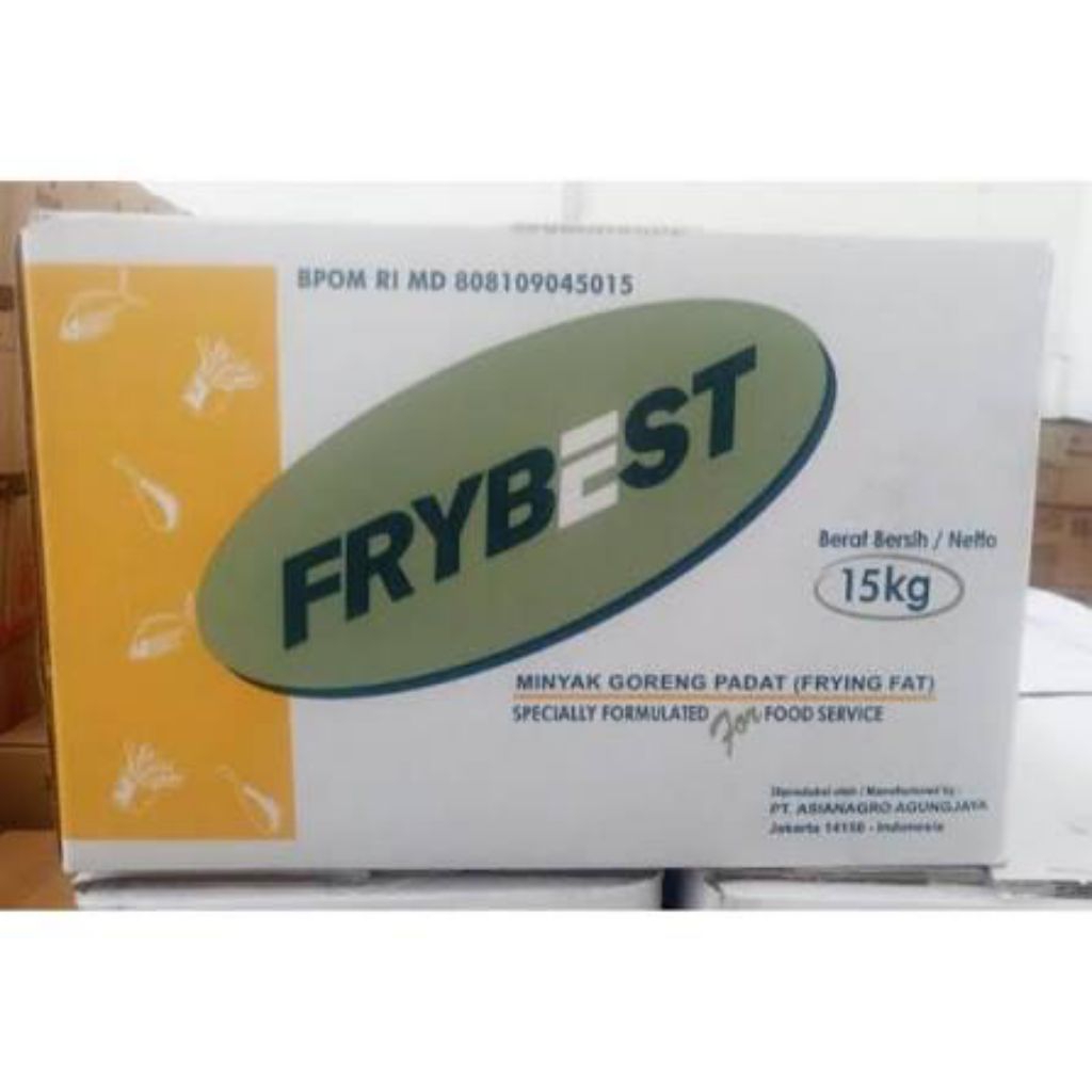 Jual FRYBEST MINYAK PADAT 15KG / KARTON (LEBIH DARI 1 DUS PILIH JNT ...