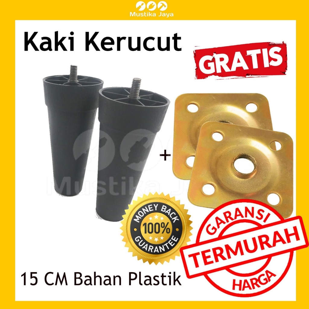 Jual Kaki Stabil 15 Cm Pakai Baut Drat 3/8 M10 GRATIS RING Model ...