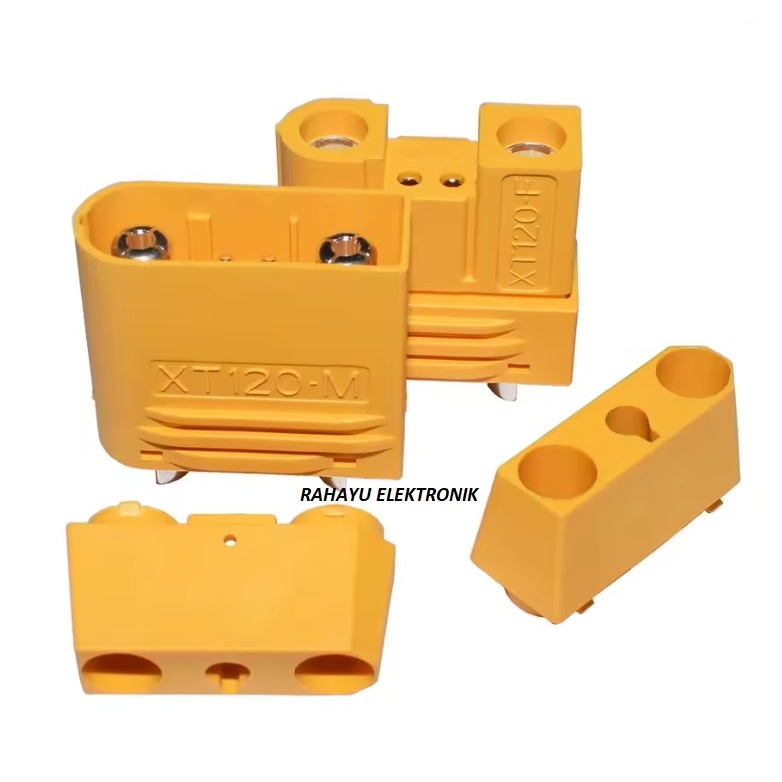 Jual 1 pasang Konektor XT120 4 Kabel 120A XT-120 Amass | Shopee Indonesia