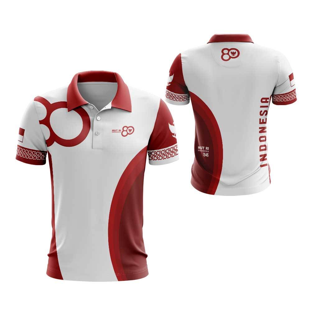 Jual Kaos Polo Jersey 17 Agustus Baju Kaos Republik Indonesia Hut Ri 80 Baju 17 Agustus 2025 ...