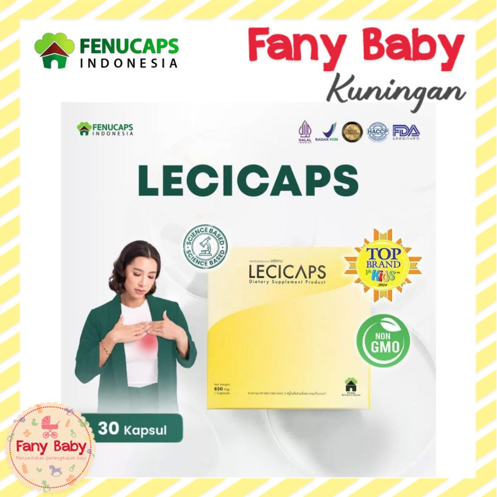 Jual FENUCAPS LECICAPS DIETARY SUPPLEMENT 30 PCS KAPSUL | PELANCAR ASI ...