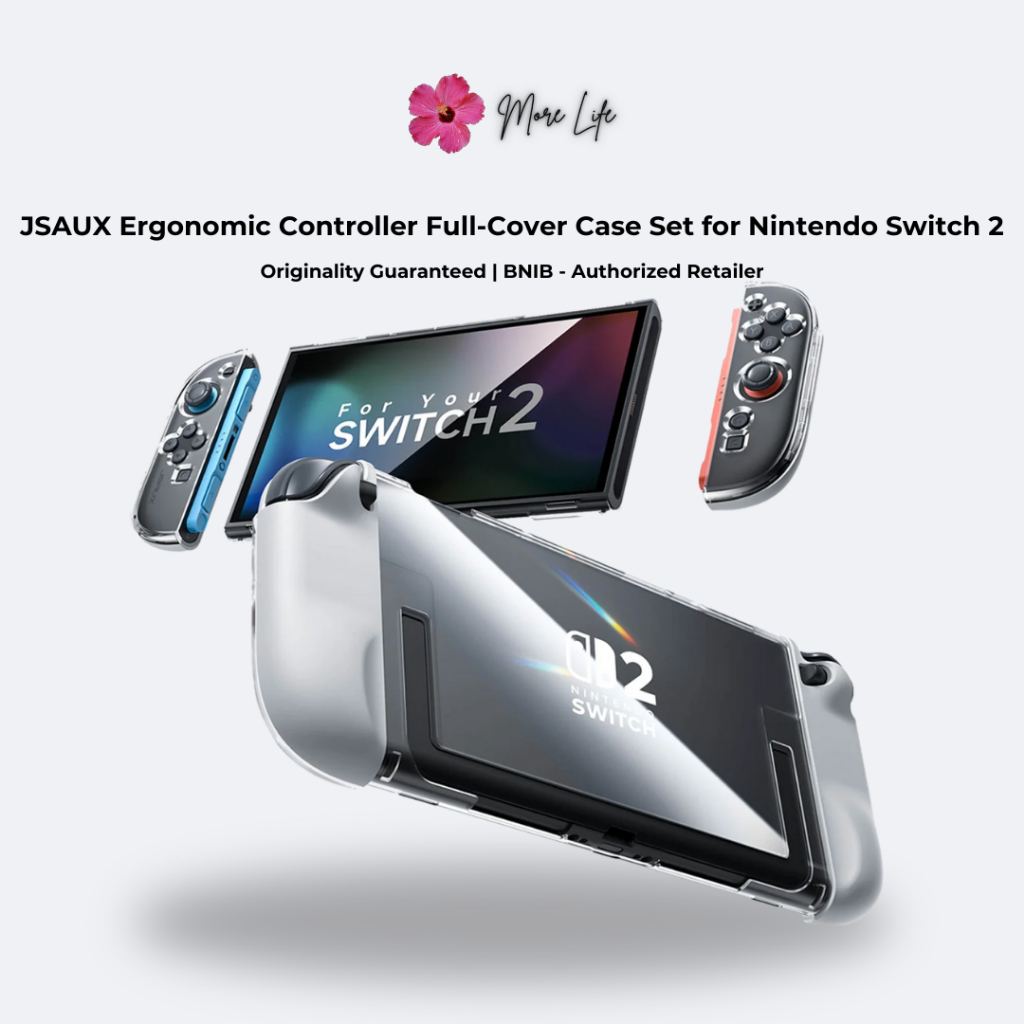 Jual JSAUX Ergonomic Controller Full Cover Case Set for Nintendo Switch ...
