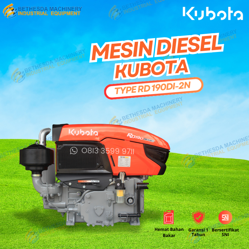 Jual Mesin Diesel Kubota RD 190di-2N 19 Hp / 19 PK Penggerak Radiator | Shopee Indonesia