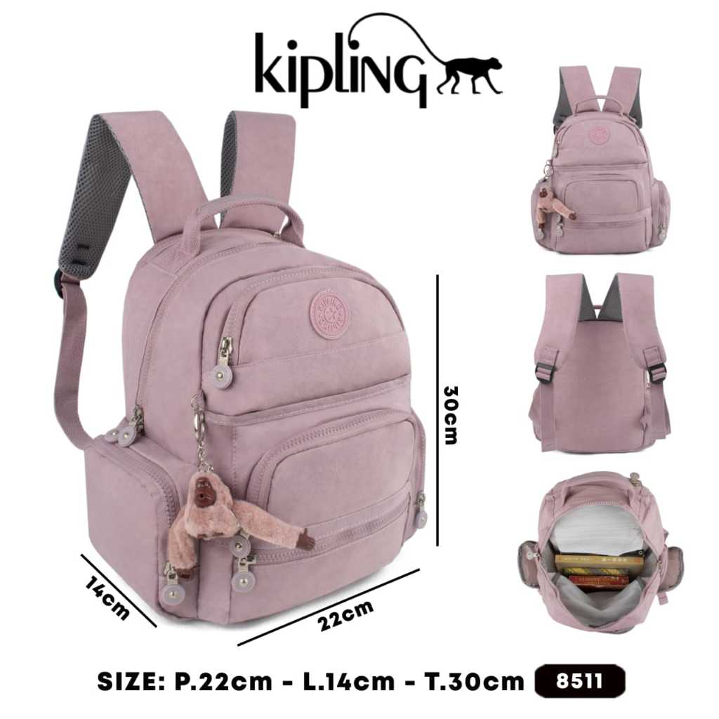Jual TAS RANSEL kp 8511 kipling preemium medium nylon premium ...
