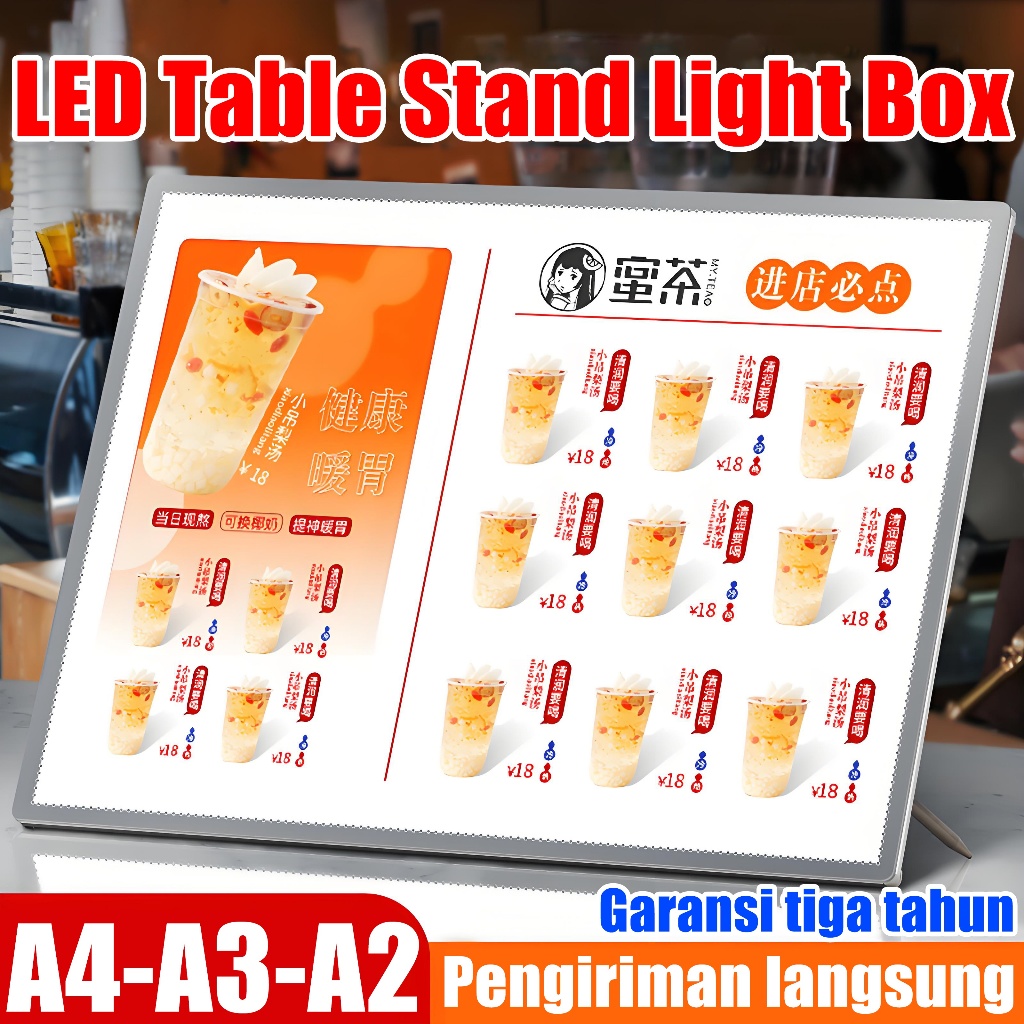 Jual 🟡Garansi tiga tahun🟡Slim Light Box slim light box Kotak lampu ...