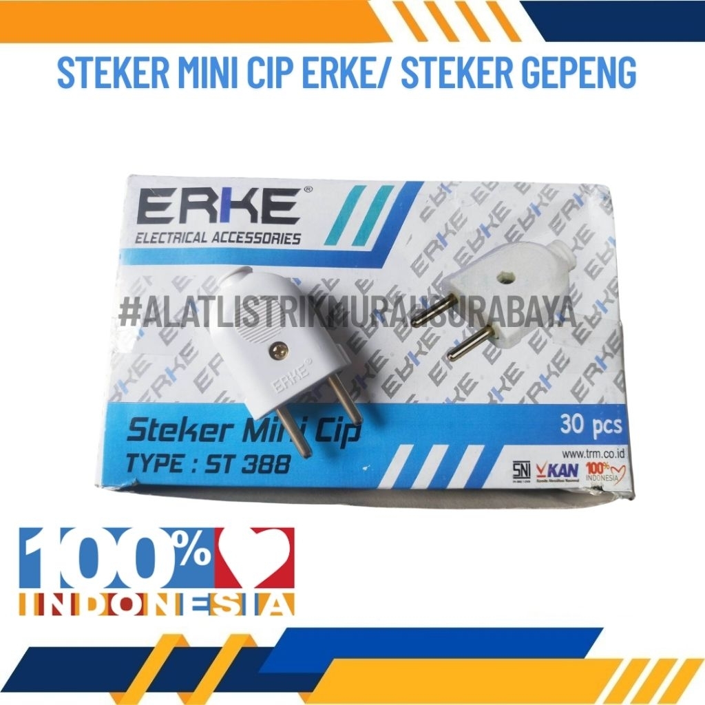 Jual Steker Mini Cip Erke/ Steker Gepeng ST 388 | Shopee Indonesia