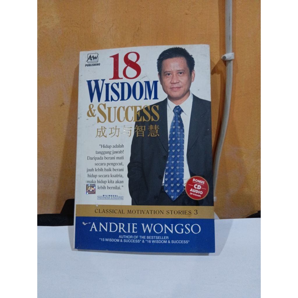 Jual Buku 18 Wisdom & Success | Andrie Wongso (Kolpri) | Shopee Indonesia