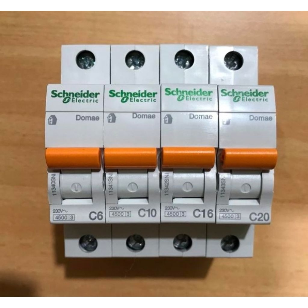 Jual MCB Schneider 1phase 6A/10A/16A/20A | Shopee Indonesia