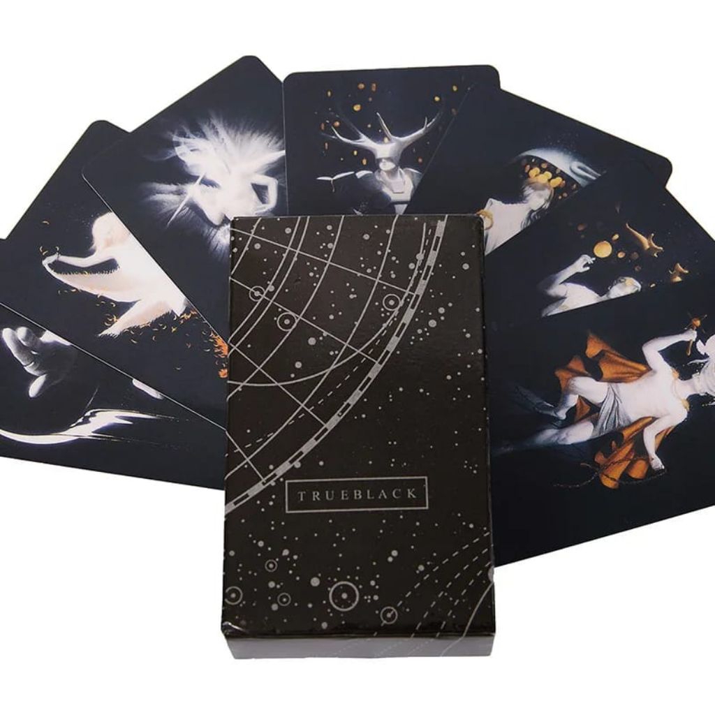 Jual True Black Tarot Vetro Cards Tower Board Game Cards Taluo ...