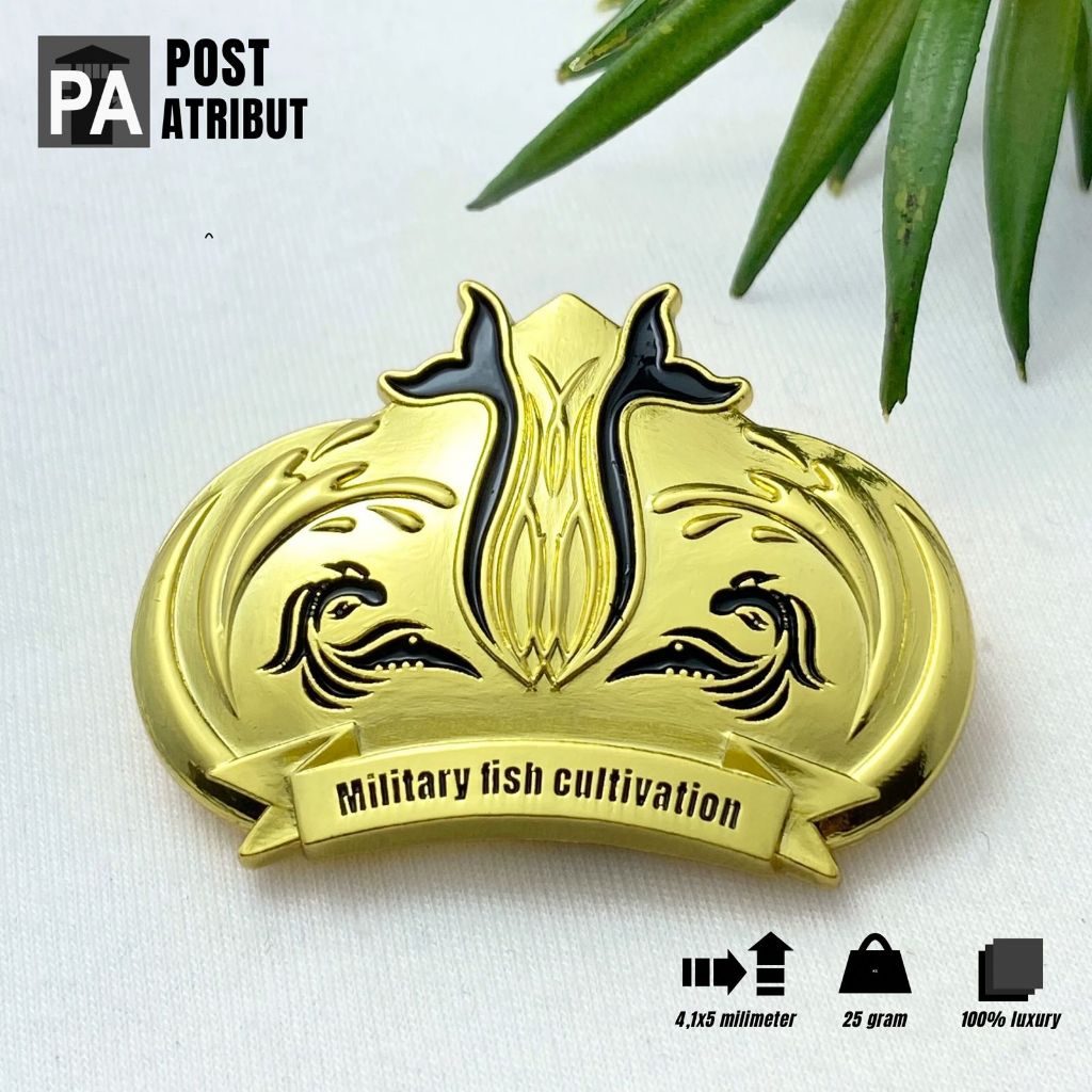 Jual BREVET MILITARY FISH/BREVET UNHAN/MILITARY FISH UNHAN | Shopee ...