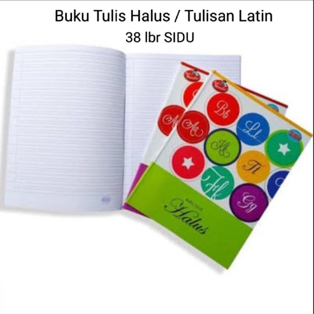 Jual Buku Tulis Halus / Buku Tulis Latin / Rait SIDU 38 Lbr | Shopee ...