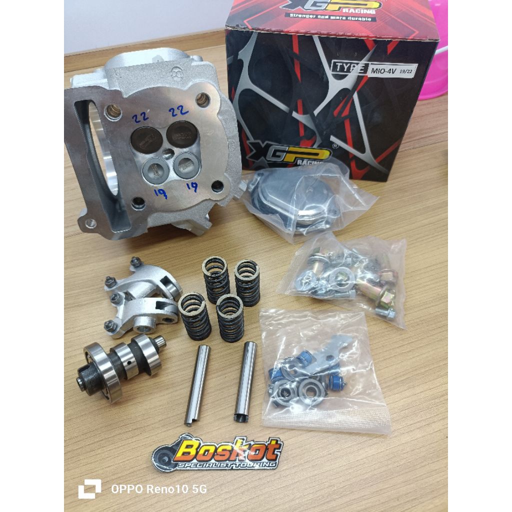Jual SILINDER HEAD MIO OLD SILINDER HEAD MIO SPORTY KLEP 4 24 21 RACING ...
