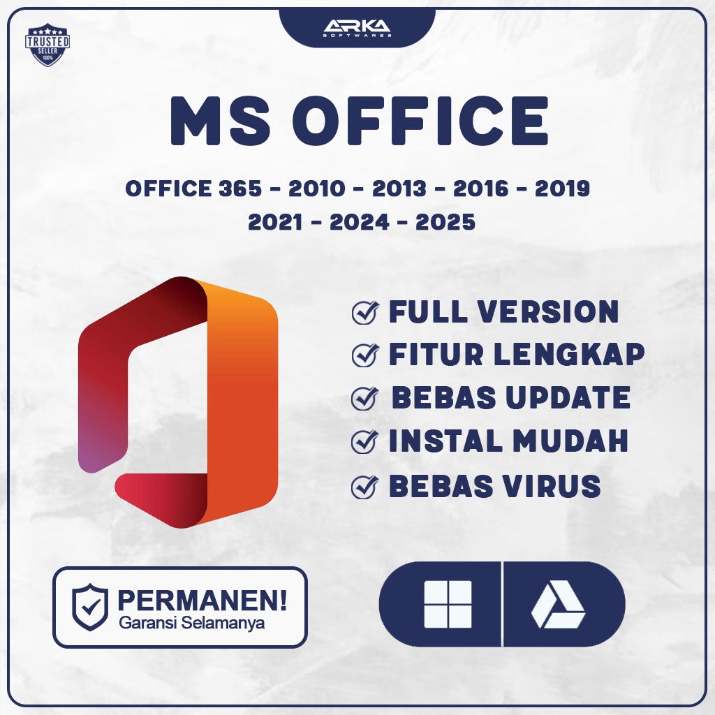 Jual Ms Office 365 / Pro Plus 2025 2024 2021 2019 2016 2013 2010 Original Lifetime | Shopee ...