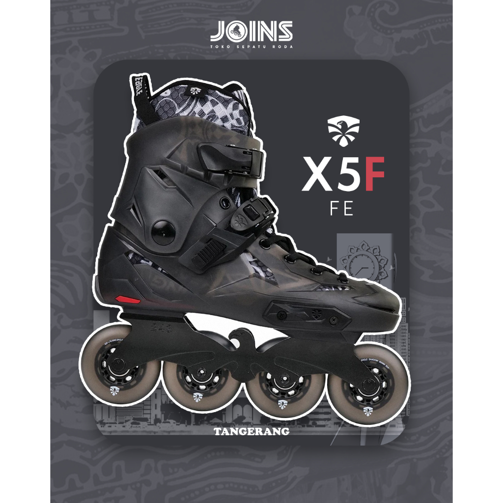 Jual Sepatu Roda Inline Skate Flying Eagle X5F Shadow | Shopee Indonesia