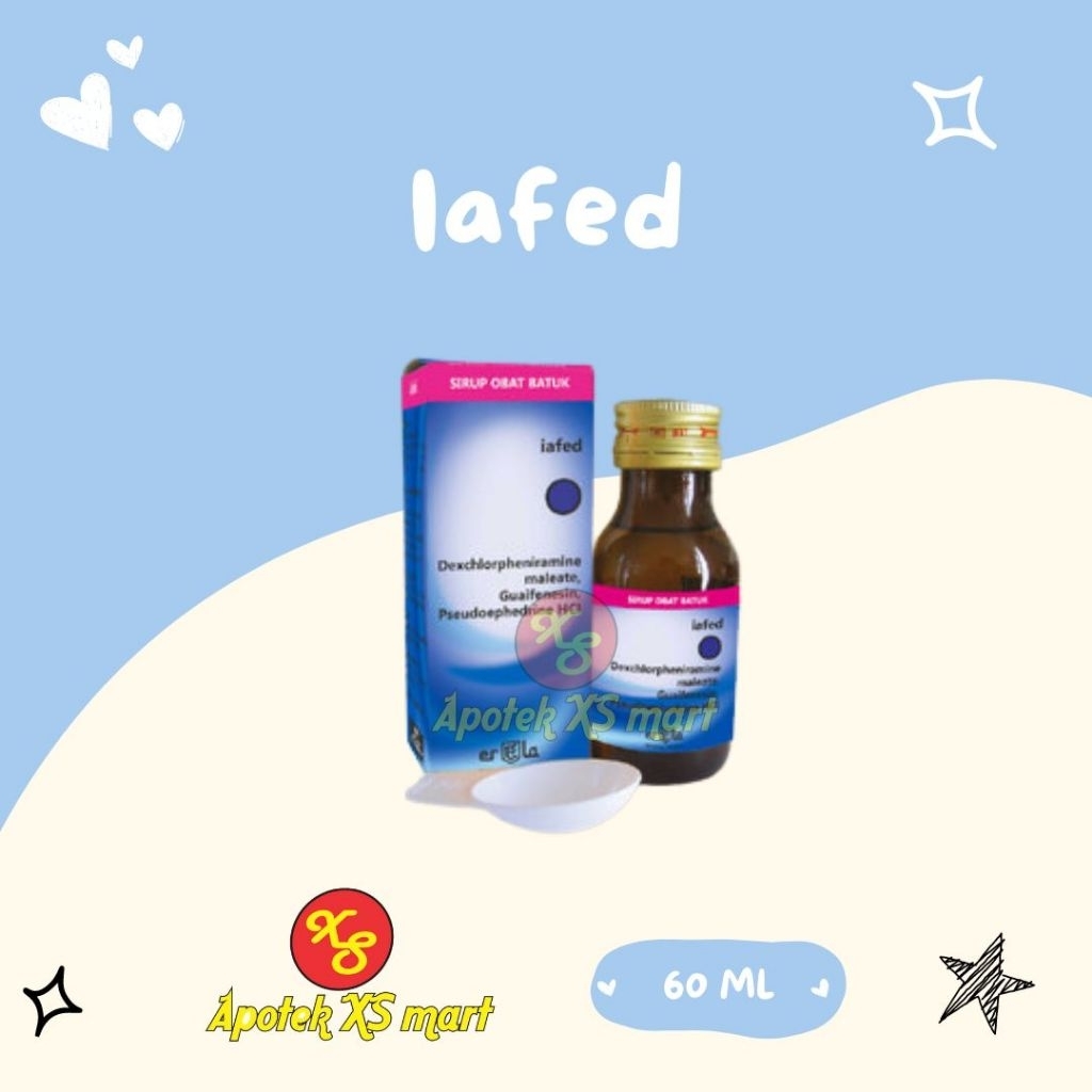 Jual IAFED SIRUP 60 ML - Meringankan Gejala Batuk Dan Pilek | Shopee ...
