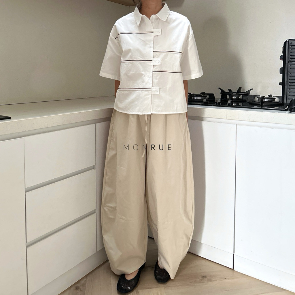 Jual MONRUE Peppa Barrel Pants (MUST HAVE) | Shopee Indonesia