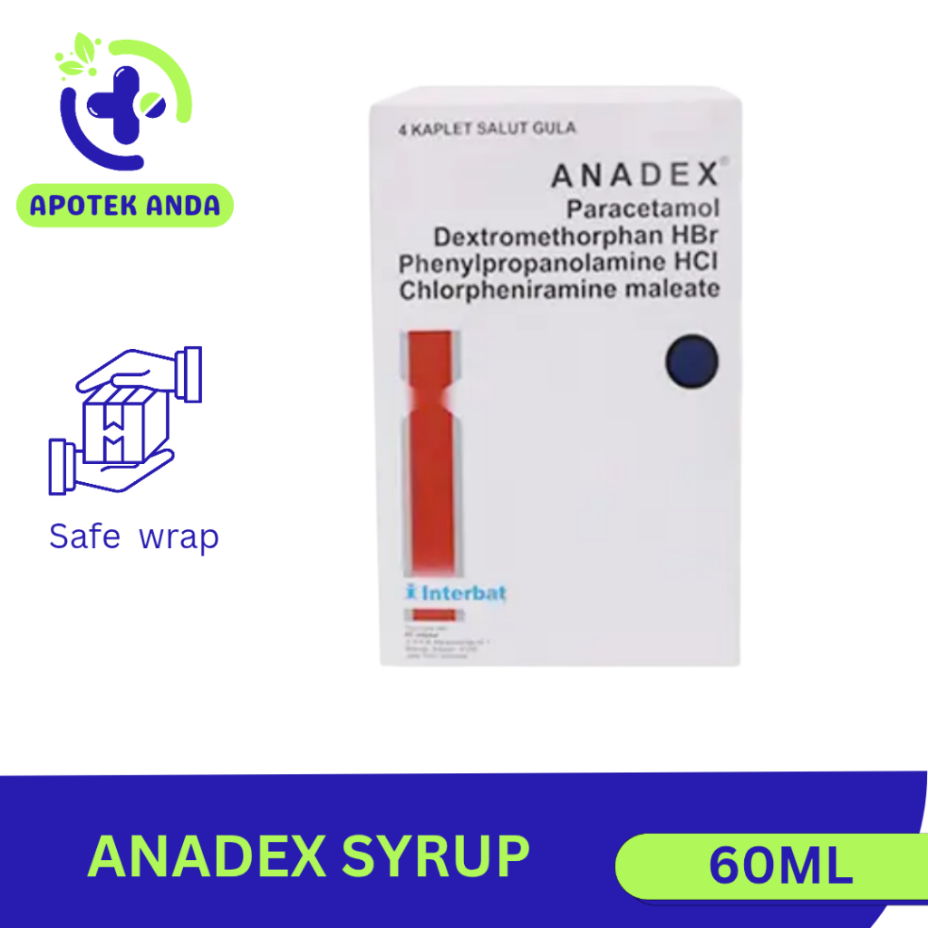 Jual ANADEX Sirup 60 ML - Obat Demam Batuk Pilek Dewasa Anak Syrup ...