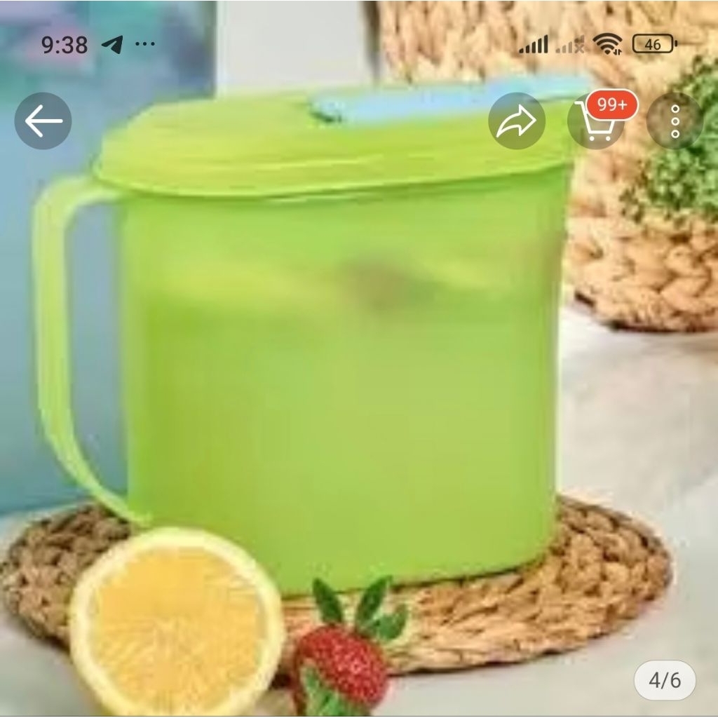 Jual Pitcher Fridge Jug 1L 1pc TUPPERWARE | Shopee Indonesia