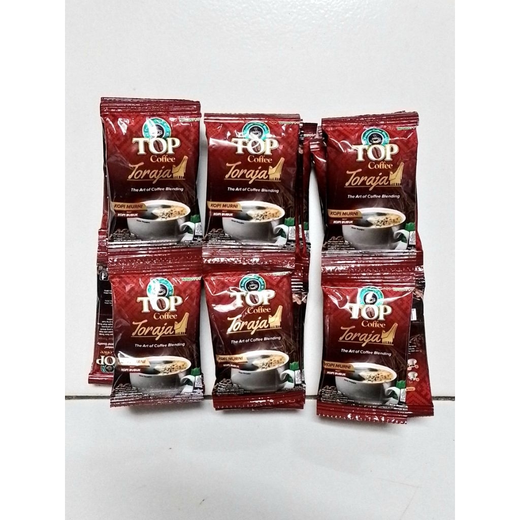 Jual Top Kopi Toraja Murni 7gr (3 Renteng) | Shopee Indonesia