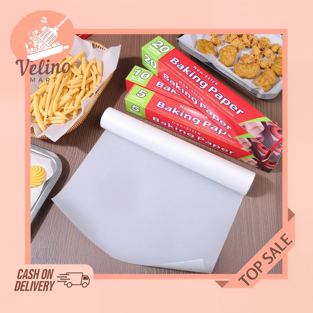 Jual Baking Paper Oil Paper Non Stick / Kertas Roti Anti Lengket ...