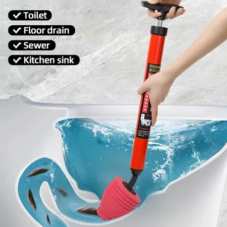 Jual Pompa Wc Mampet Drain Buster Air Pump Toilet Plunger Penyedot WC ...