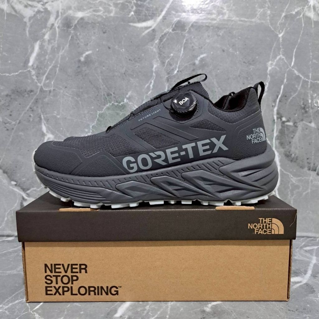 Jual SEPATU HIKING THE NORTH FACE ULTRA GORE-TEX BOA | BLACK GREY ...