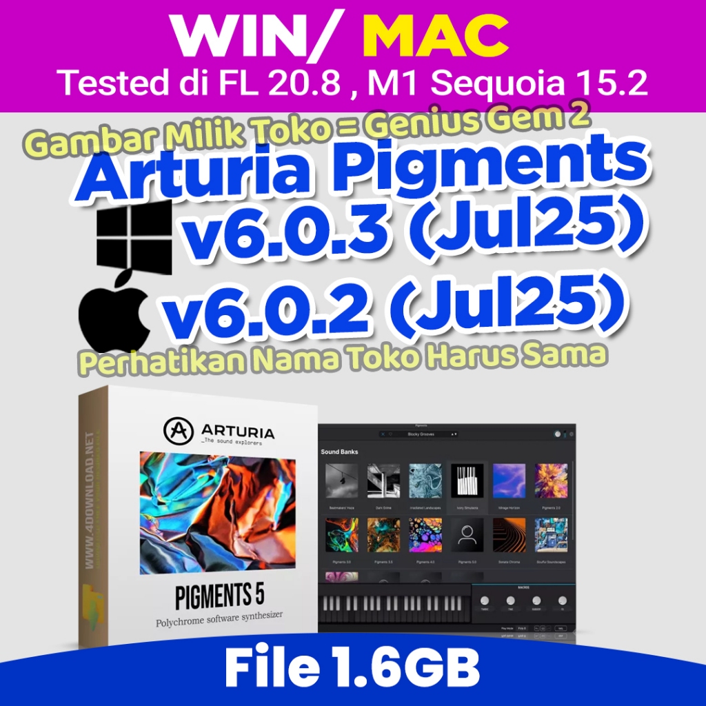 Jual Arturia Pigment WIN MAC VST | Shopee Indonesia