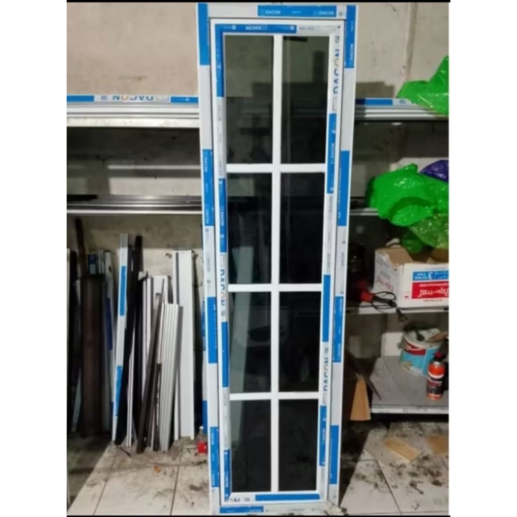 Jual kusen jendela alumunium+ornamen ukuran L50xT190 komplit geratis ...