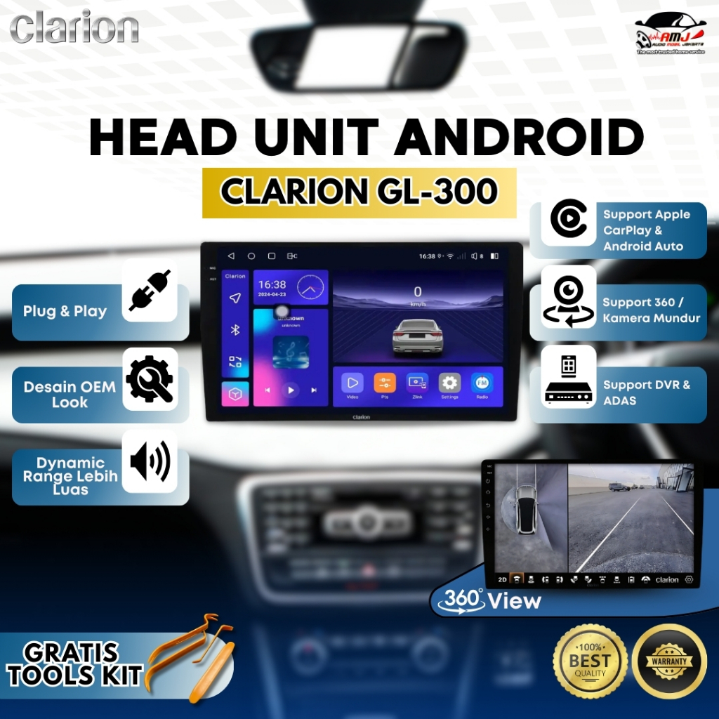 Jual HEAD UNIT MOBIL 9" / 10" HEAD UNIT ANDROID / HEAD UNIT CLARION GL ...
