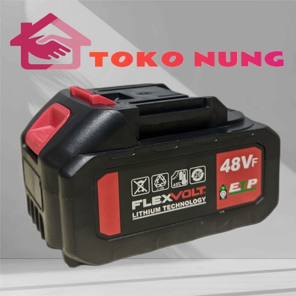 Jual JLD BATERAI BOR IMPACT WRENCH CORDLESS 48VF JLD BATTERY MESIN BOR IMPACT WRENCH JLD 48VF ...