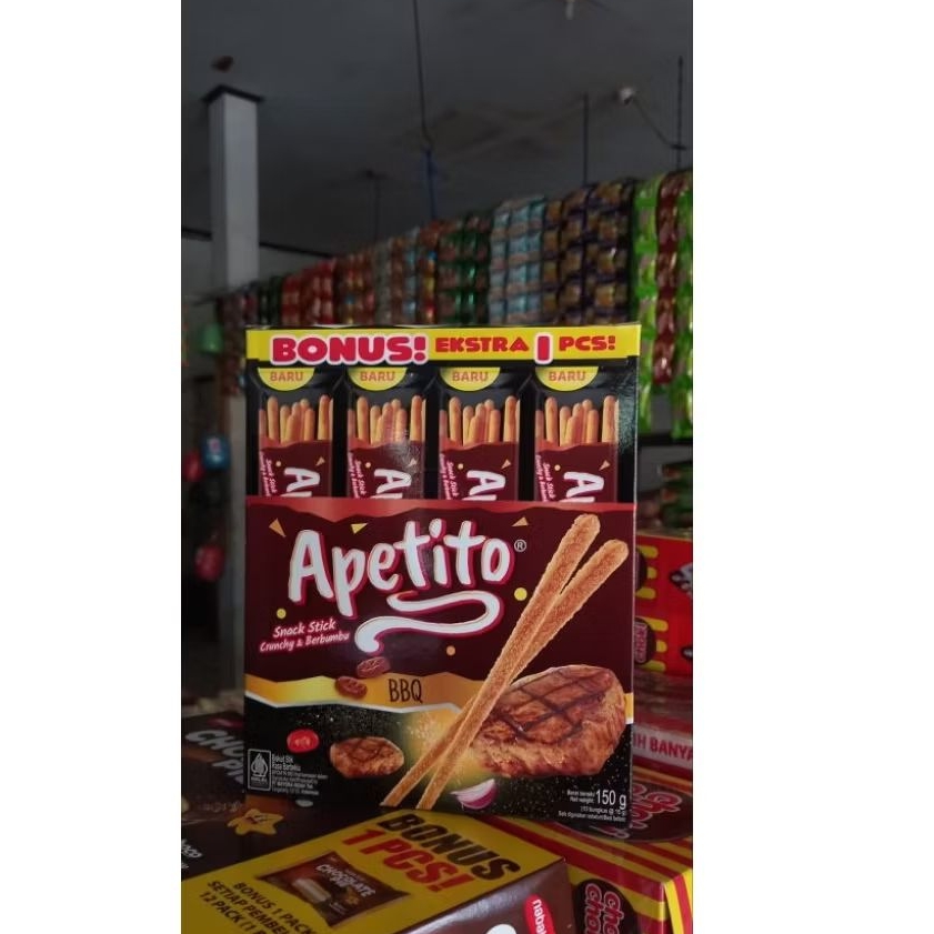 Jual Apetito Snack Stik 1 box isi 10 bgks @gram | Shopee Indonesia