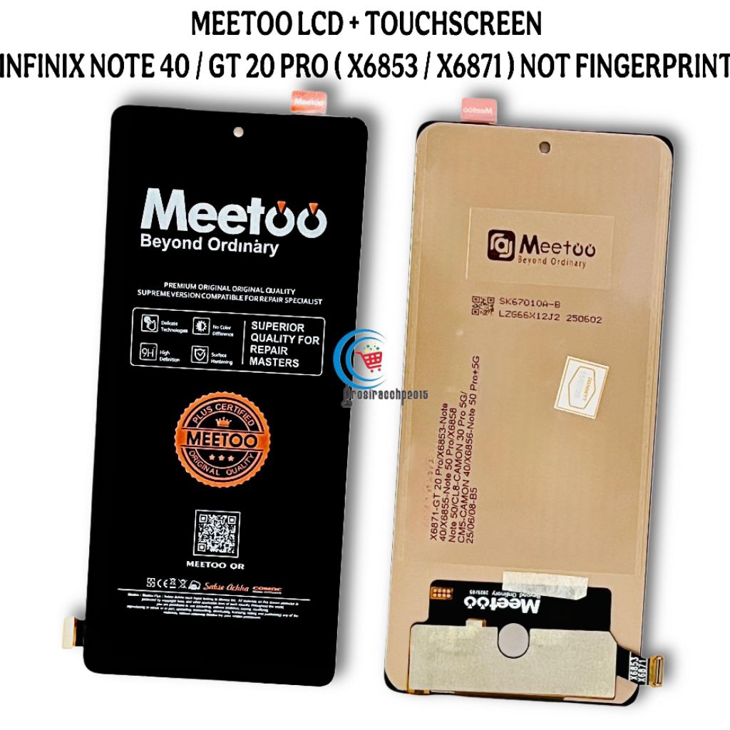 Jual LCD + TOUCHSCREEN FOR INFINIX NOTE 40 / INFINIX GT 20 PRO ( X6853 ...