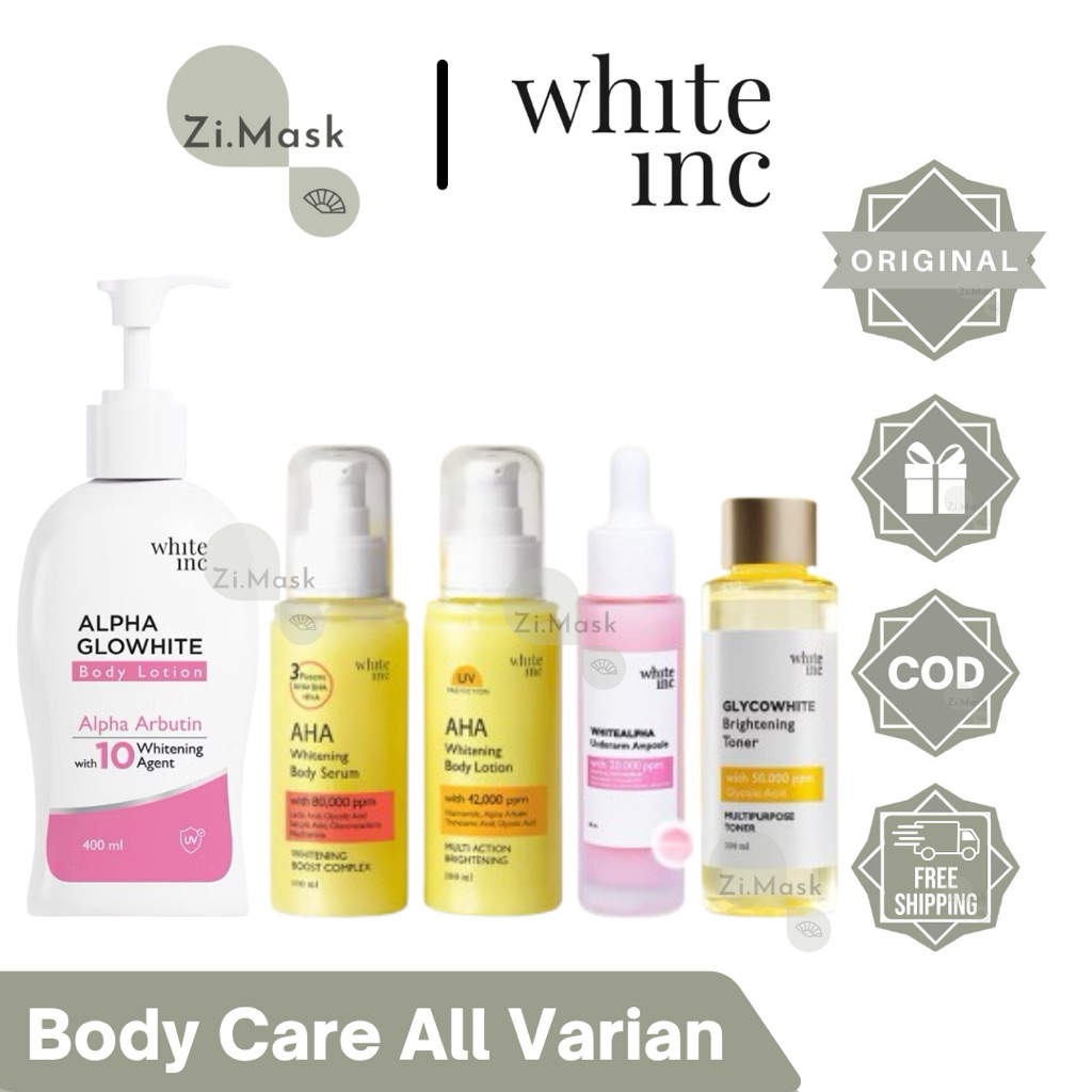 Jual WHITE INC Alpha Glow White Body Lotion | AHA Body Lotion | AHA ...