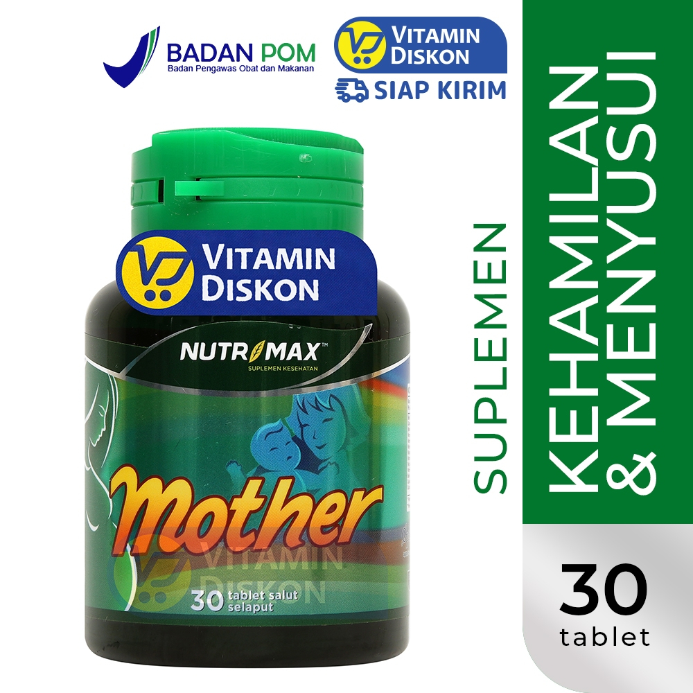 Jual NUTRIMAX MOTHER 30 TABLET | Suplemen untuk Promil, Ibu Hamil dan ...
