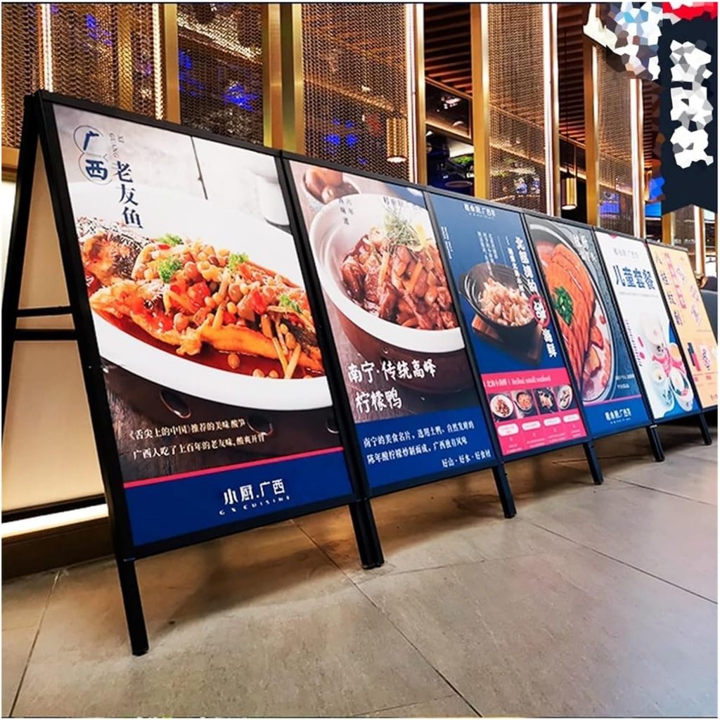 Jual Papan Display Stand Frame Banner Iklan Foldable Poster Board Stand ...