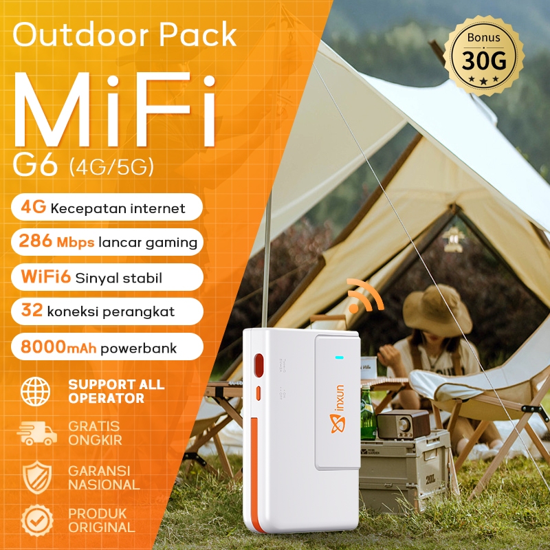 Jual [Outdoor Pack] MODEM G6 MiFi BONUS 30GB GRATIS 3 BULAN LTE 150 ...