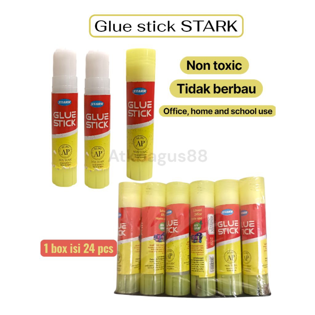 Jual [1 BOX] Lem Kertas Glue Stick Isi 24 Pcs/Lem Kertas Anak/Lem ...