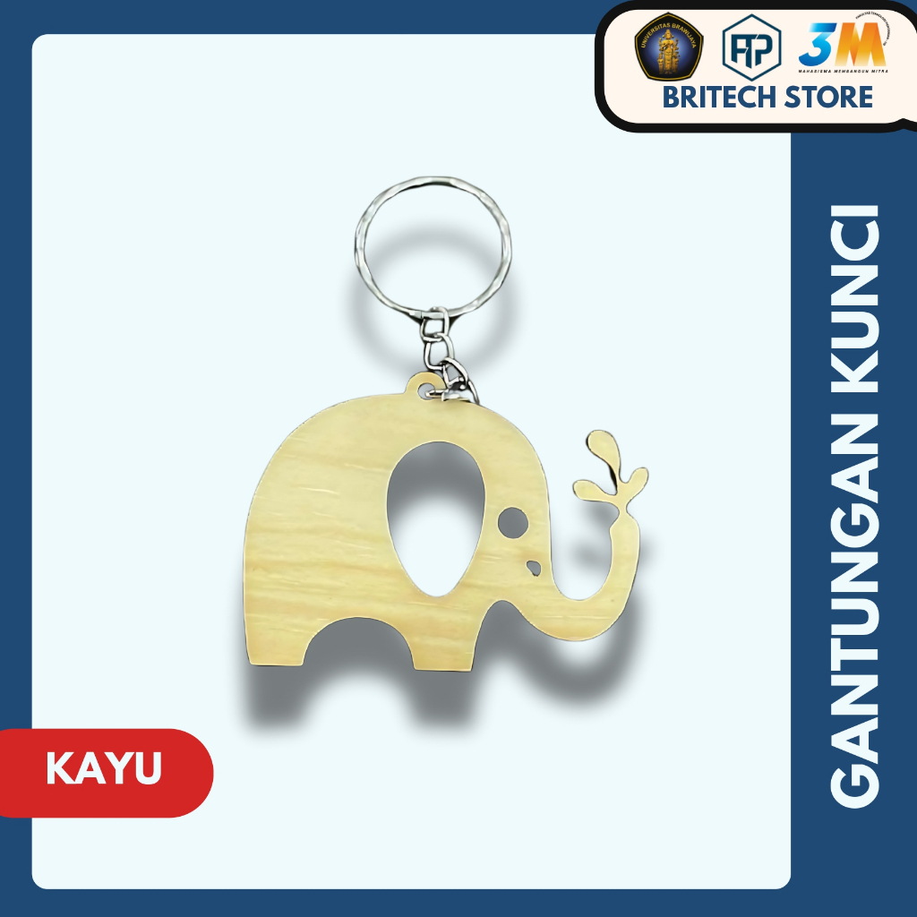 Jual Keychain Kayu Elsindo ADV | Shopee Indonesia