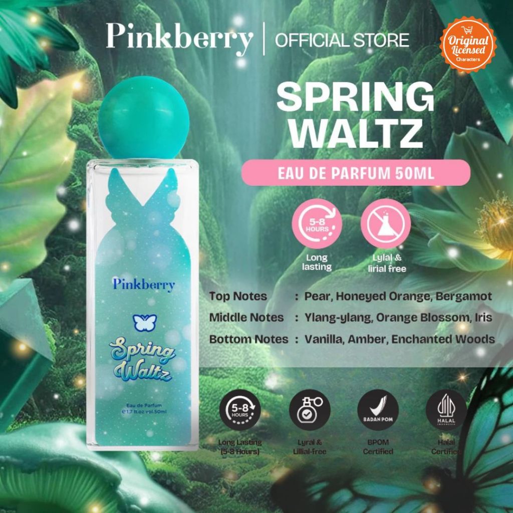 Jual Pinkberry Eau De Parfum EDP Spring Waltz 50 ml | Shopee Indonesia