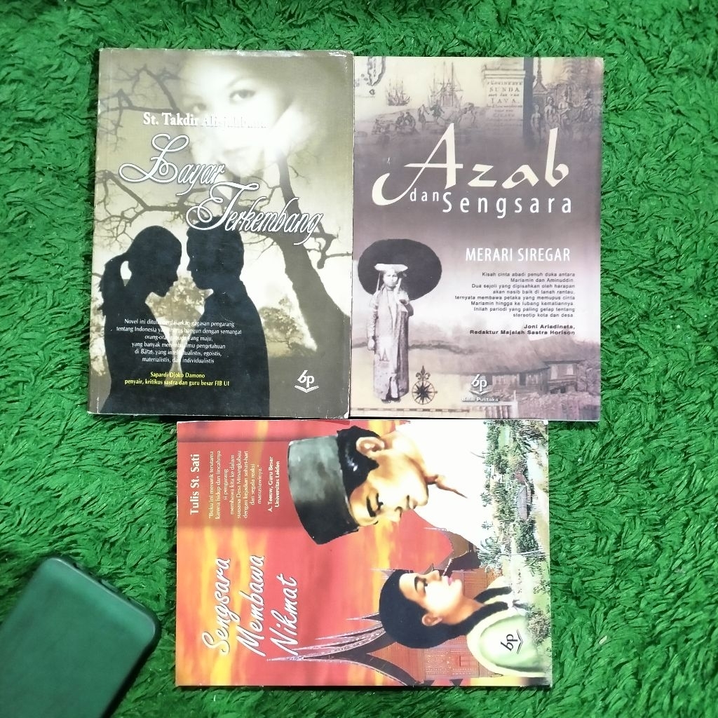 Jual BUKU NOVEL SASTRA LAYAR TERKEMBANG AZAB DAN SENGSARA MERARI ...