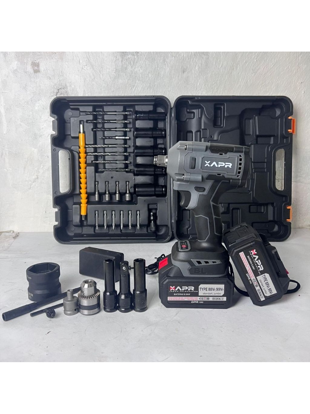 Jual APR RAJA bor impact wrench ap126promax plus 1000nm body kecil ...